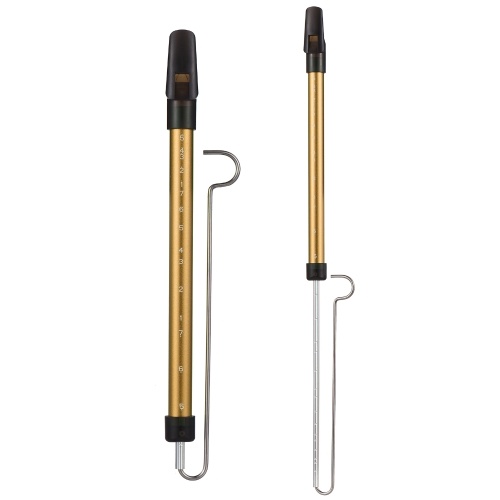 Metal Slide Whistle Scale Sliding Flute with Steel Sliding Rod Musical ...
